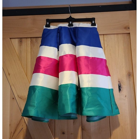 Mac Duggal ?? | Skirts | After 5 Mag Duggal Size 4 Colorblock Stripe ...